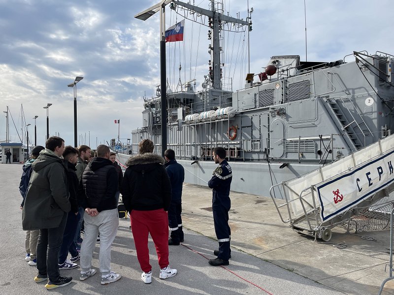 Obisk francoske vojaške ladje v Luki Koper - Dogodki in obvestila - Domov